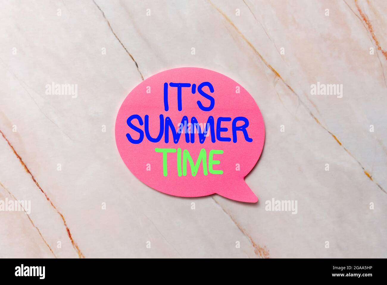 Text sign showing It S Summer Time. Word for season for fun and ...