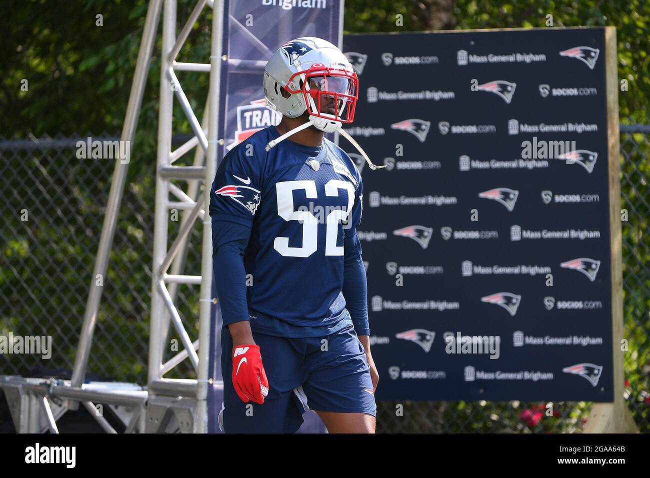 Foxborough, Massachusetts, USA. 29th July, 2021. New England Patriots ...