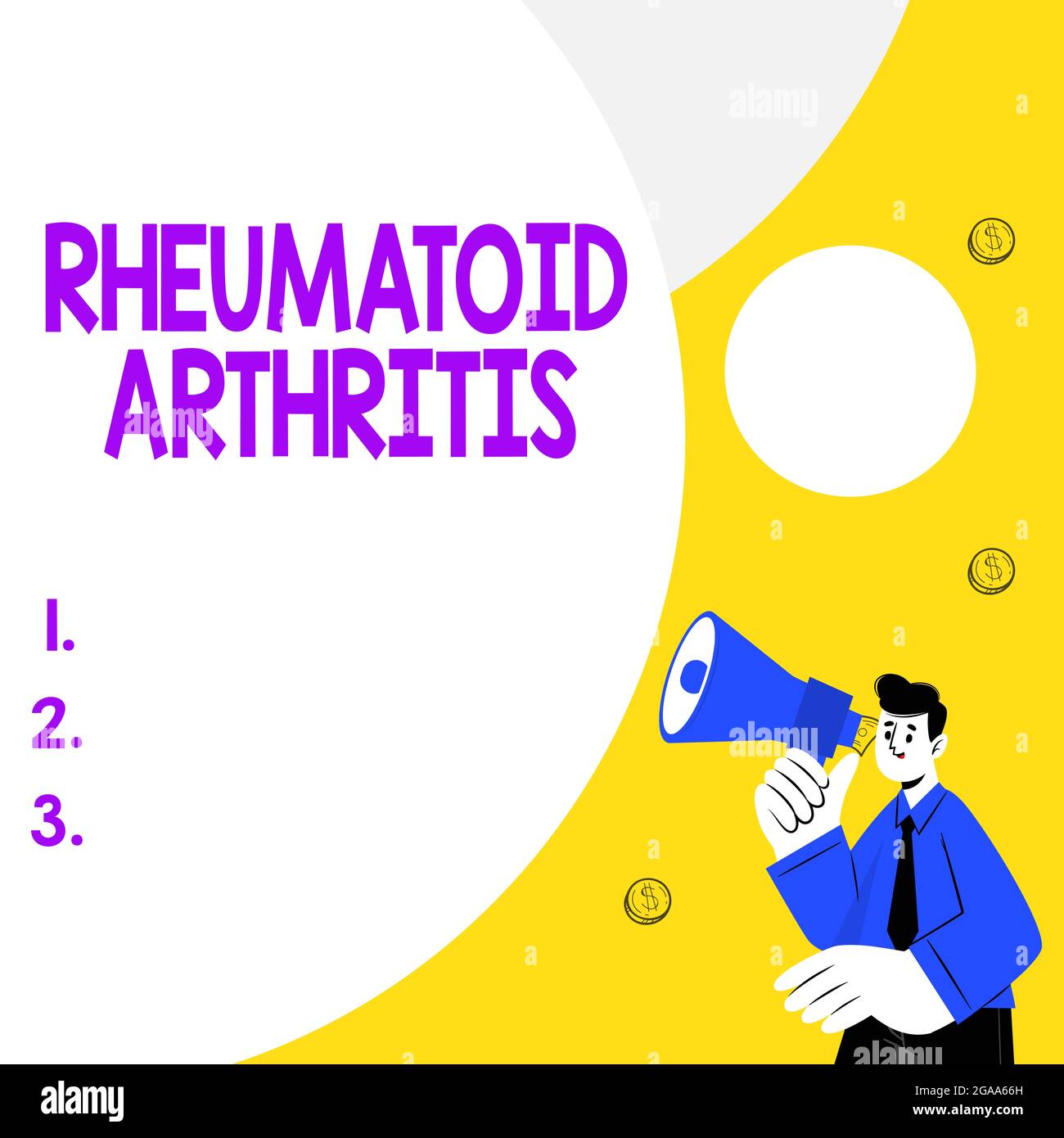 Hand writing sign Rheumatoid Arthritis. Concept meaning chronic ...
