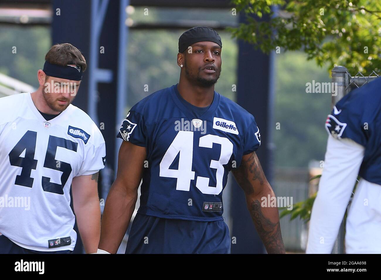 Thursday, July 29, 2021: New England Patriots offensive tightend ...