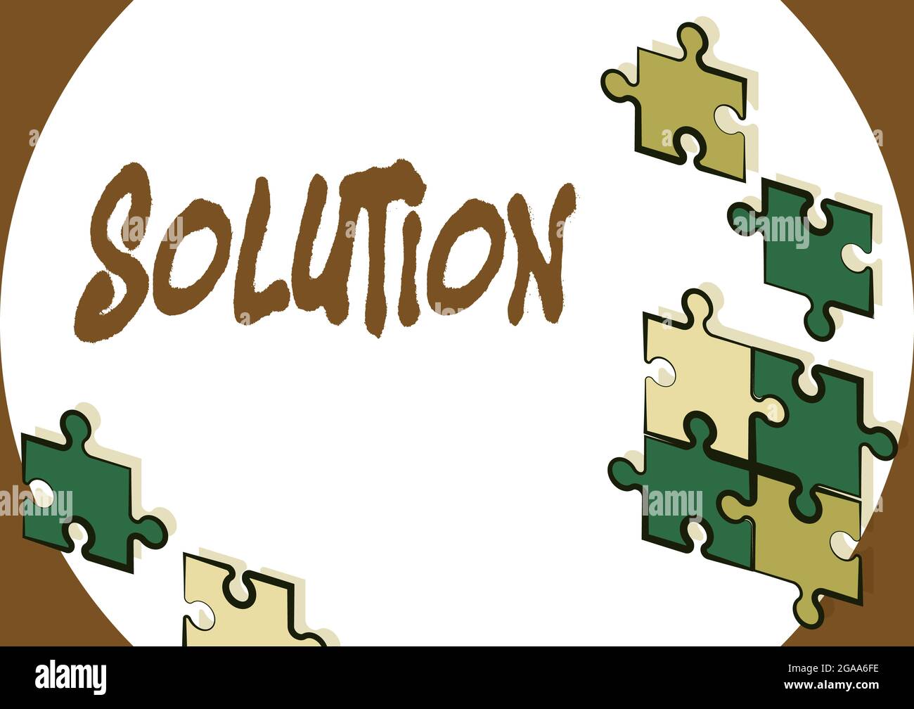 Sign displaying Solution. Business idea the ways to solve a problem or ...