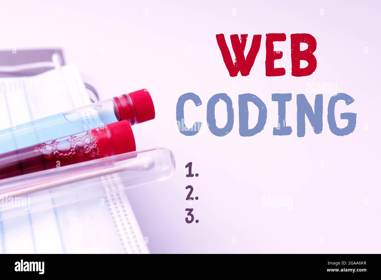 Text showing inspiration Web Coding. Concept meaning a system of ...