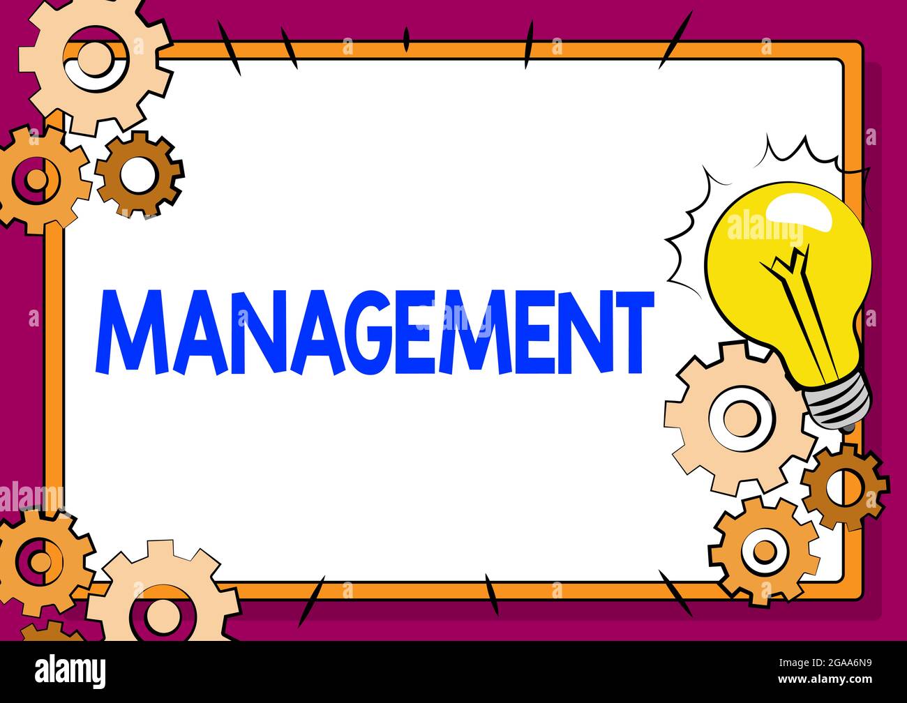 Sign displaying Management. Business concept the authoritative act of ...
