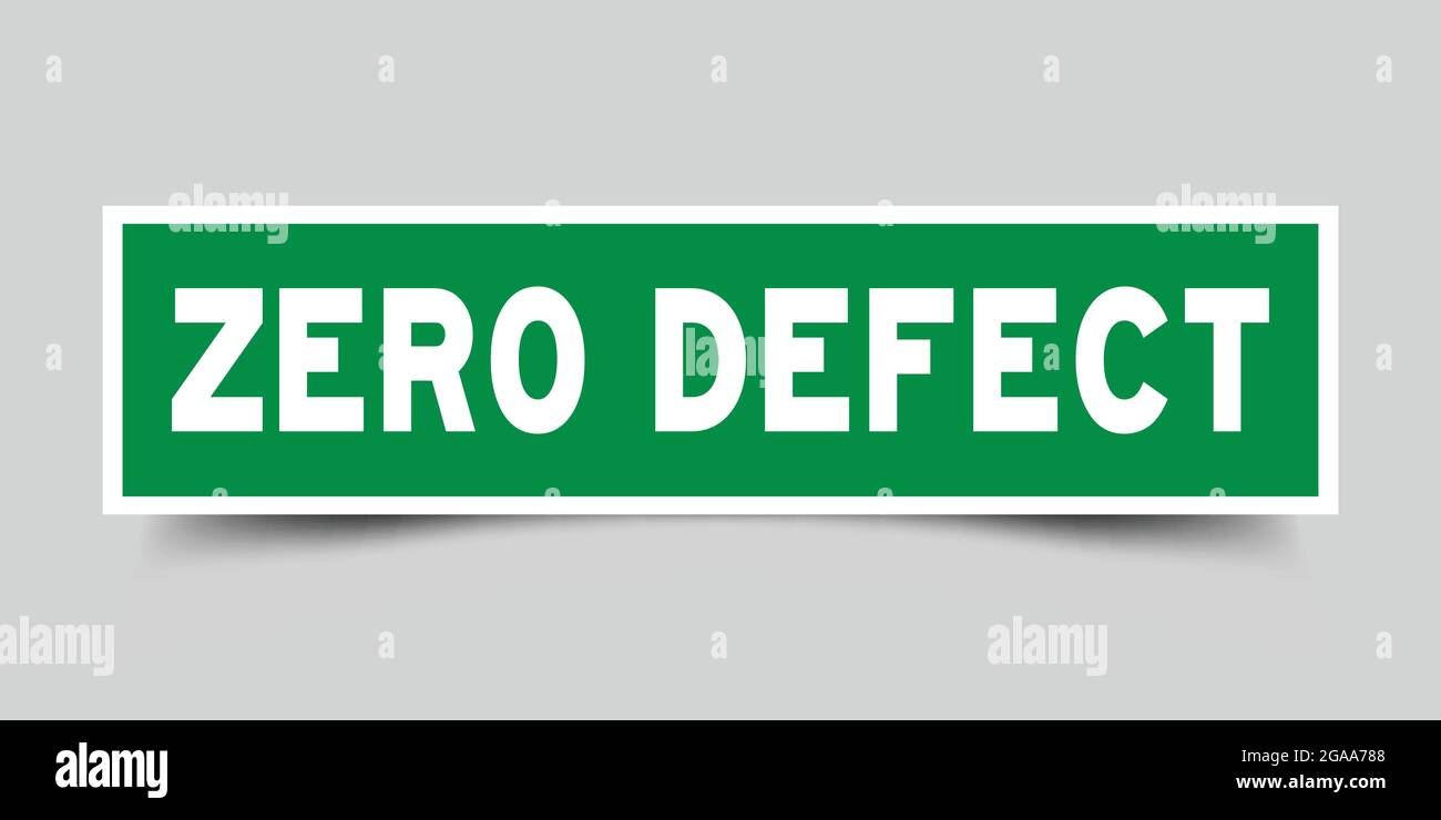 Zero defect production Stock Vector Images - Alamy