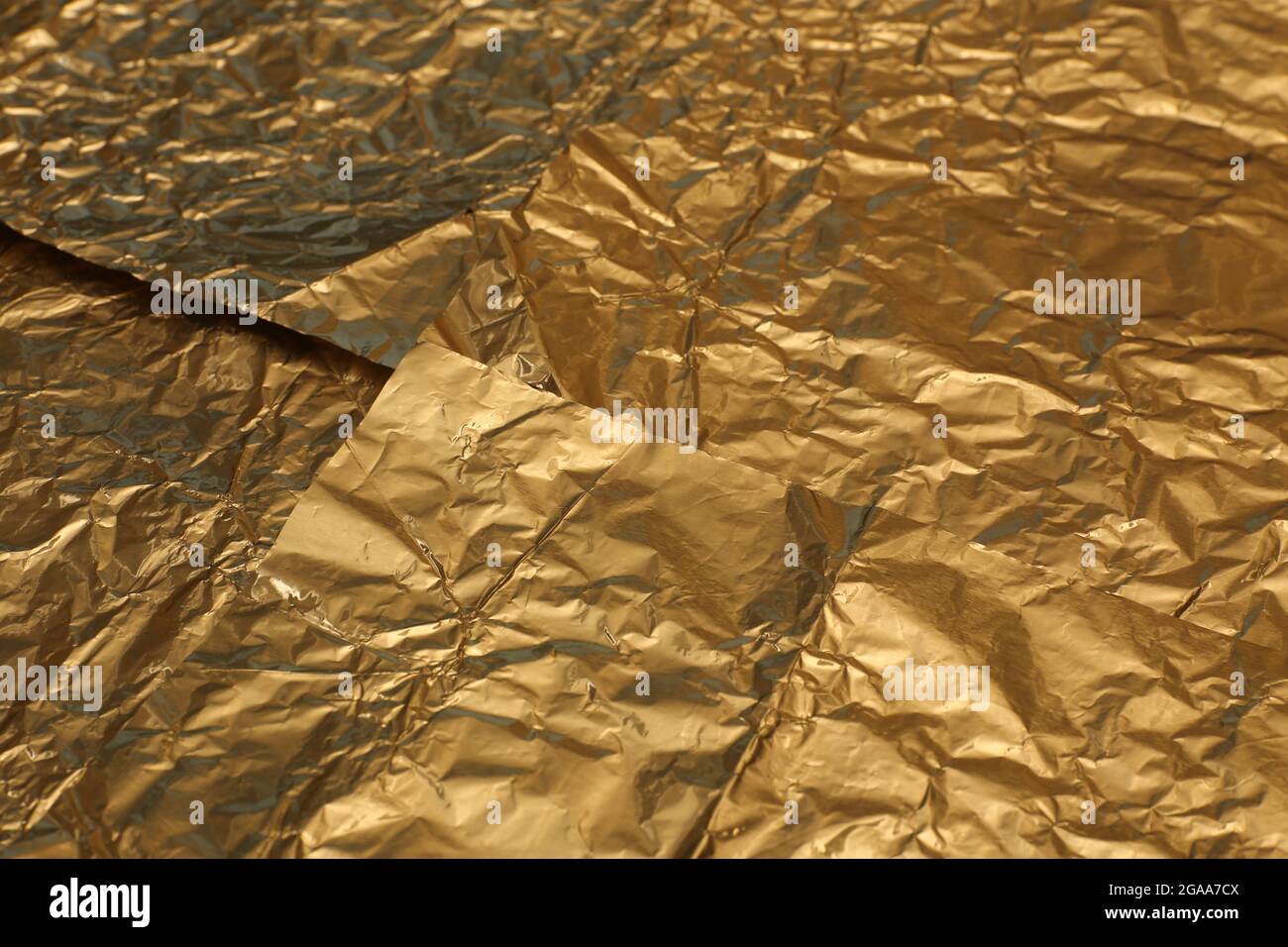 Crumpled foil texture background Stock Photo - Alamy