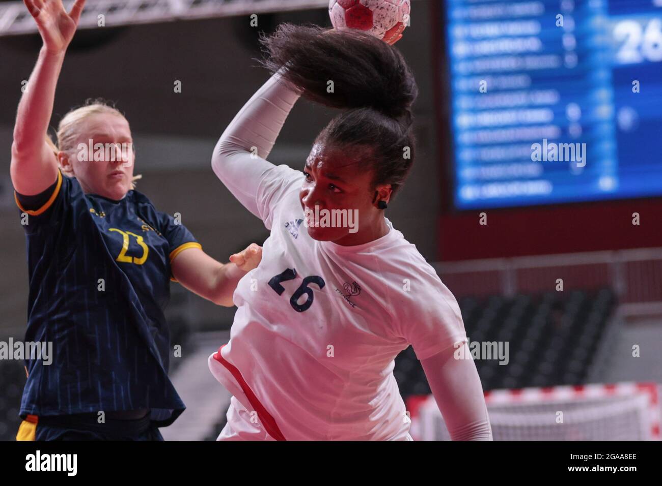Tokyo, Japan. 29th July, 2021. FOPPA Pauletta (FRA) Handball : women's ...