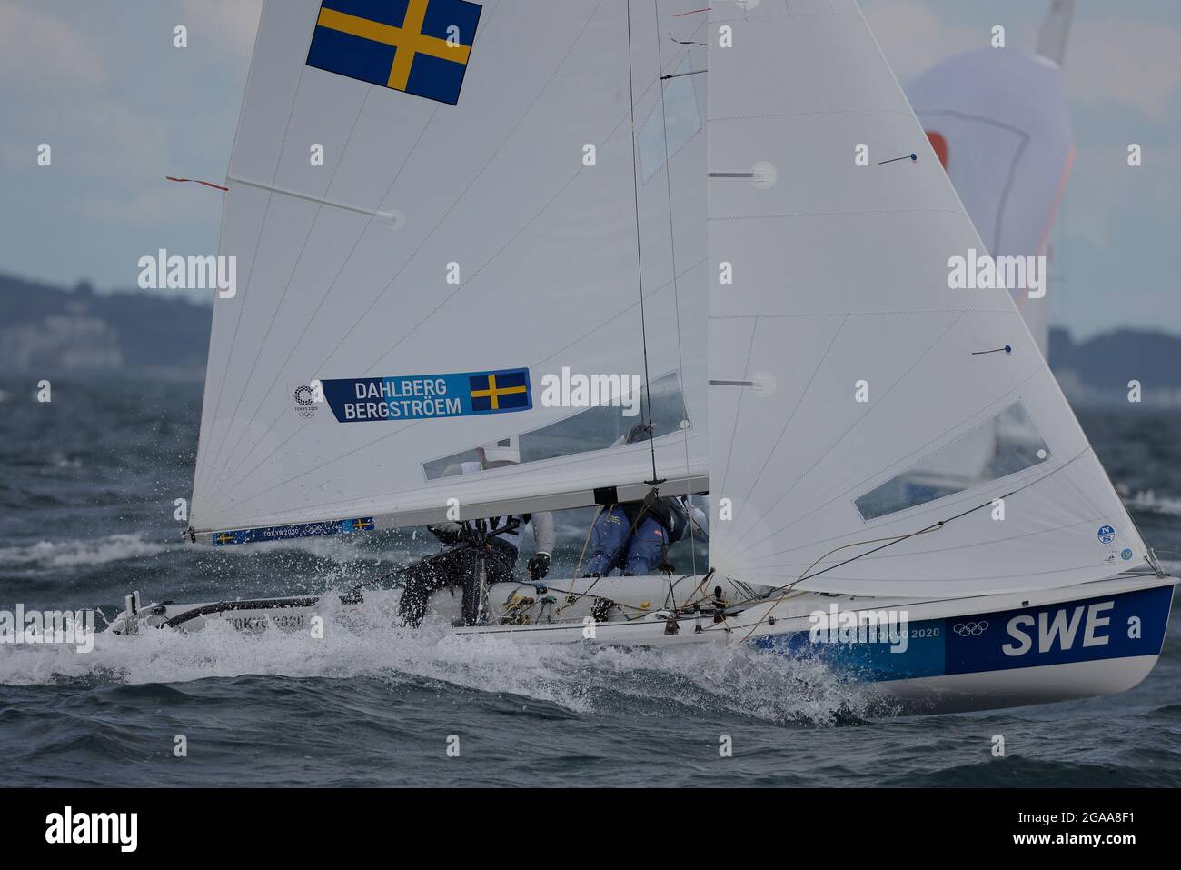 Kanagawa, Japan. 29th July, 2021. DAHLBERG Anton, BERGSTROM Fredrik (SWE) Sailing : Men's Two ...