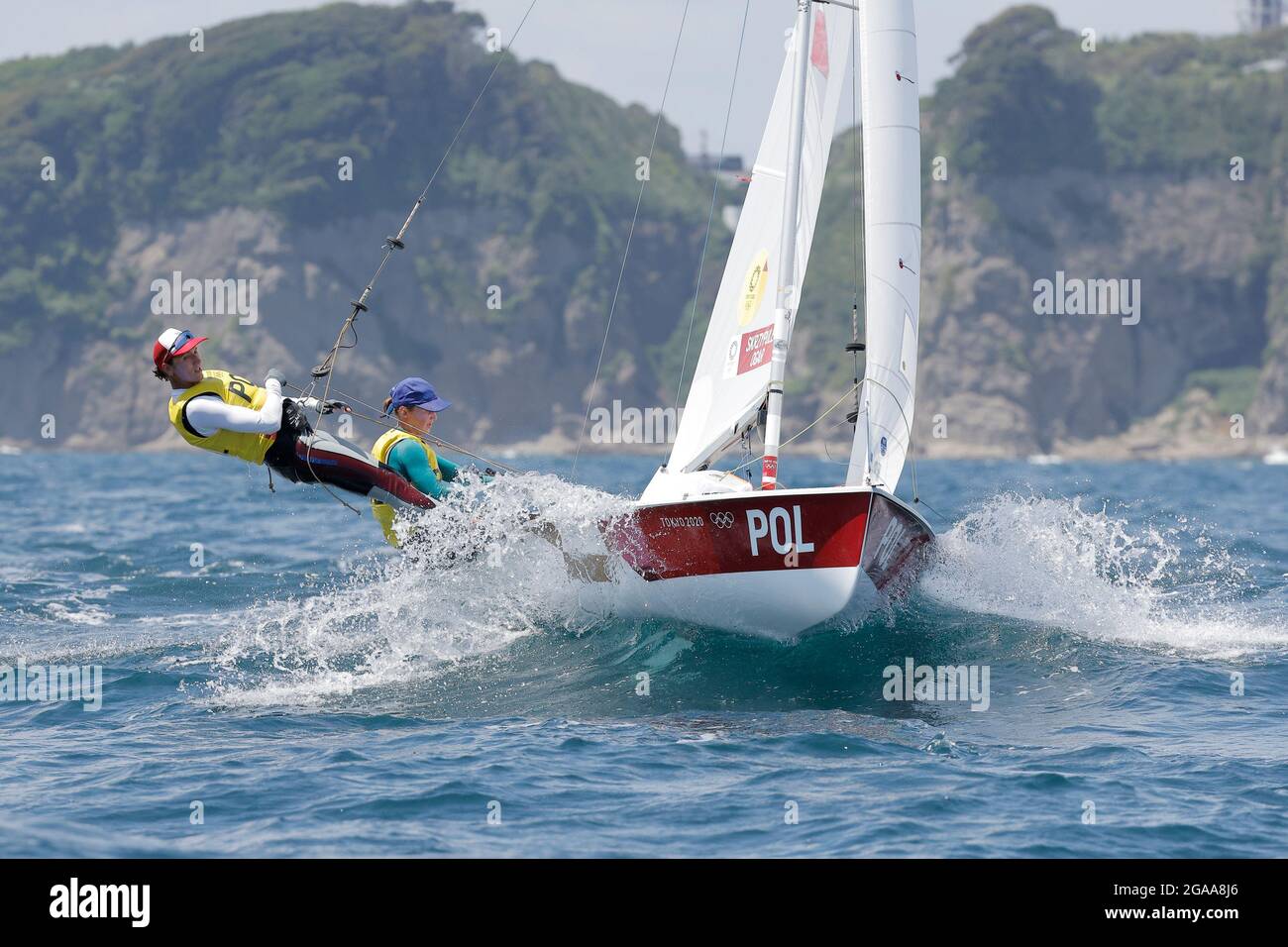 Kanagawa, Japan. 29th July, 2021. SKRZYPULEC Agnieszka, OGAR Jolanta ...