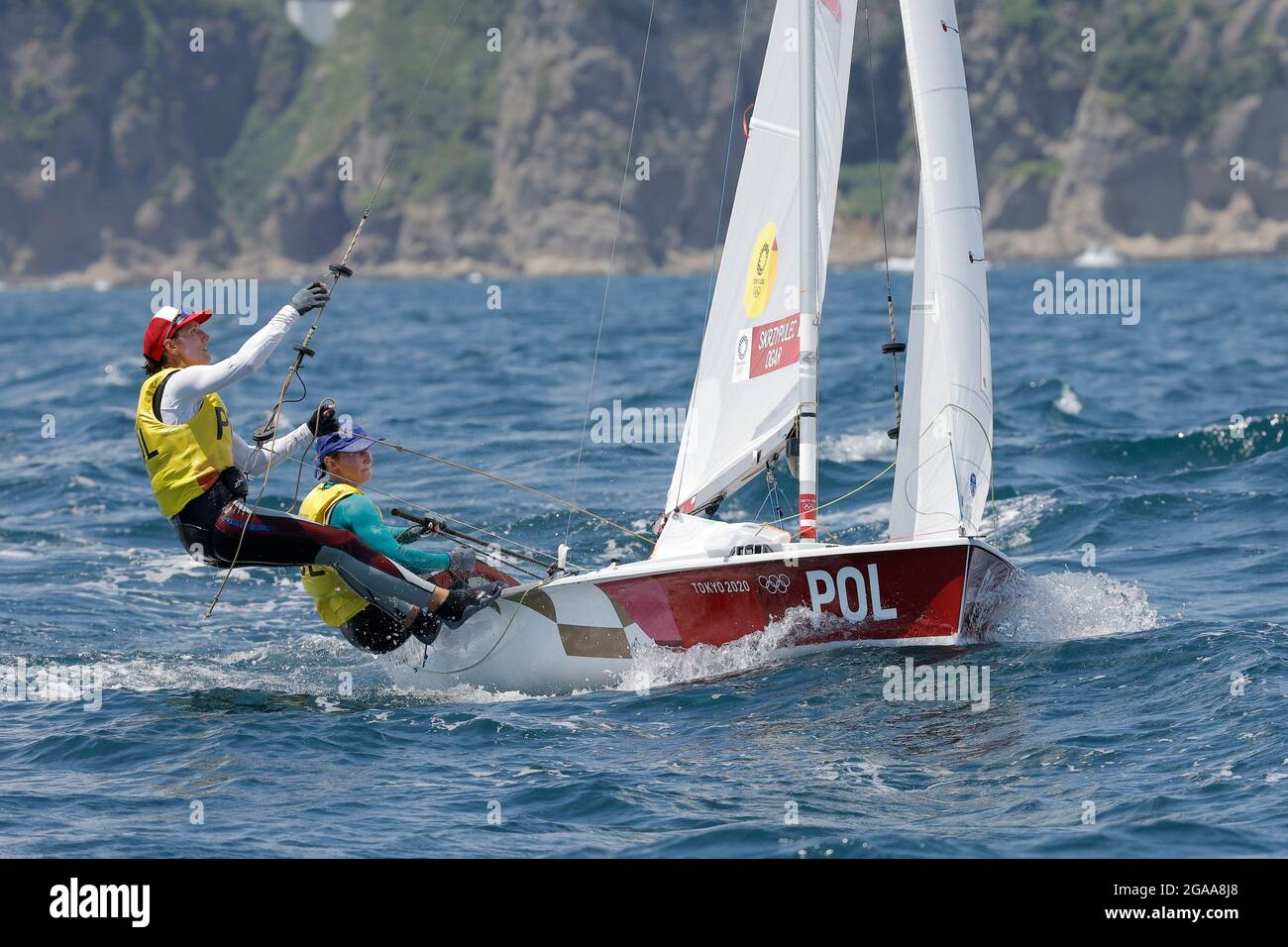 Kanagawa, Japan. 29th July, 2021. SKRZYPULEC Agnieszka, OGAR Jolanta ...
