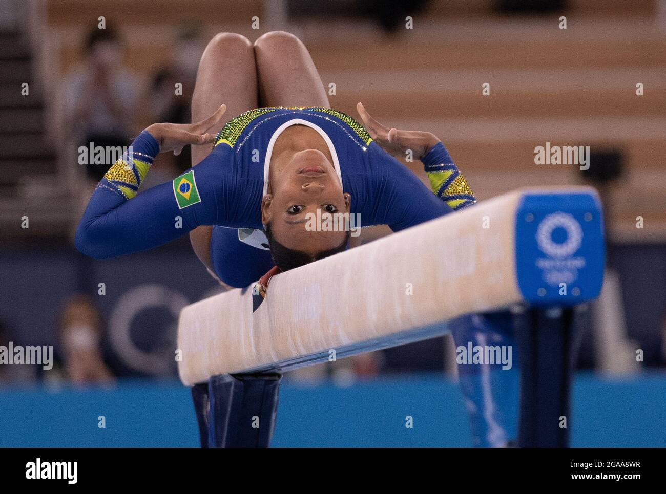 Tokyo, Kanto, Japan. 29th July, 2021. Brazil's REBECA ANDRADE won the ...