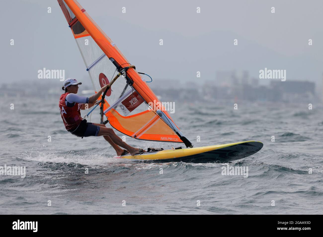 Kanagawa, Japan. 29th July, 2021. PICON Charline (FRA) Sailing : Women ...