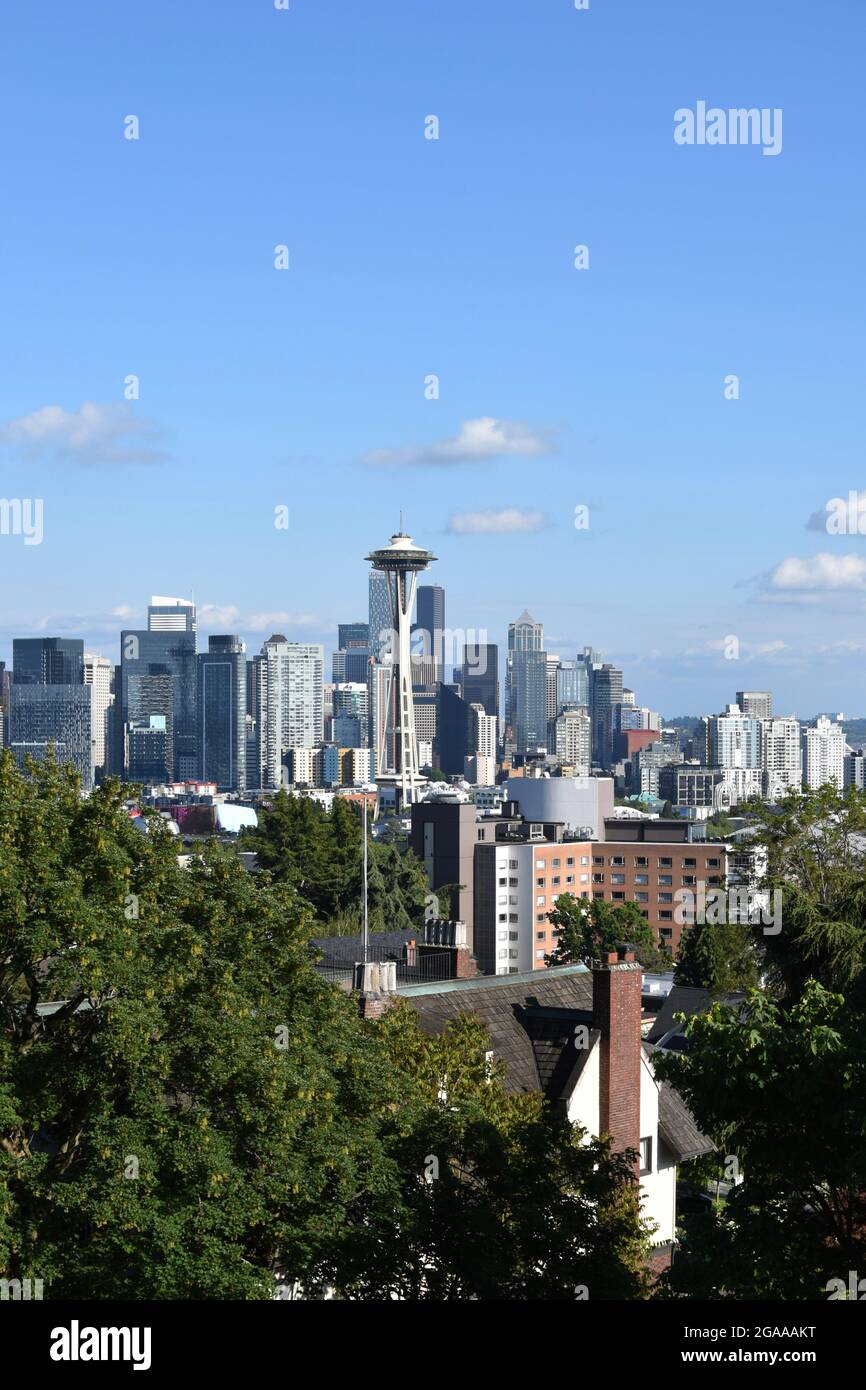 The Seattle, Washington skyline Stock Photo - Alamy