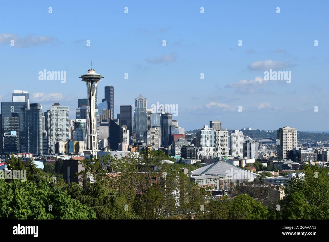 The Seattle, Washington skyline Stock Photo - Alamy