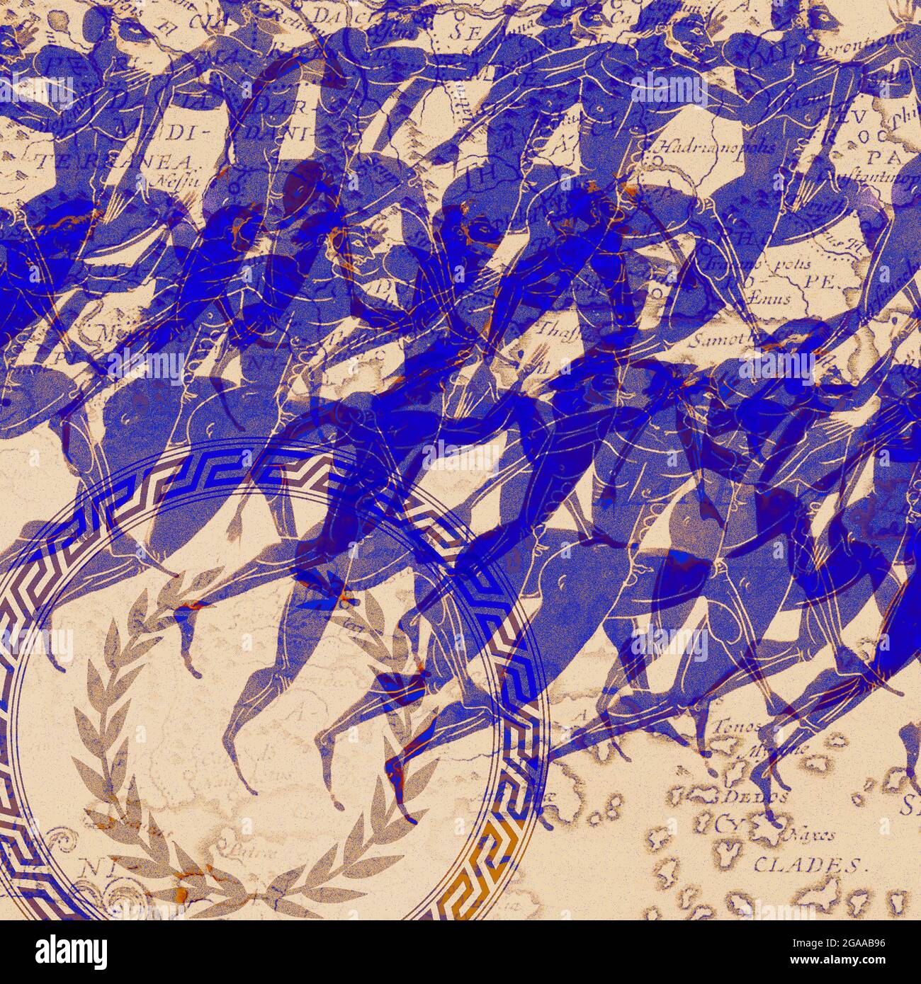 Foot race ancient olympics hi-res stock photography and images - Alamy