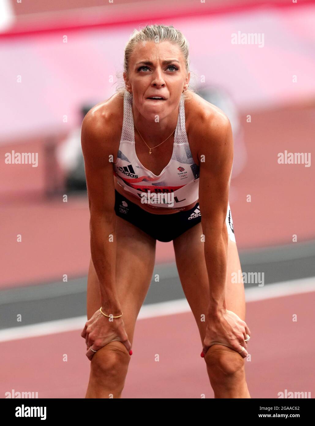 Great Britain's Alexandra Bell competes in the Women's 800m heats ...