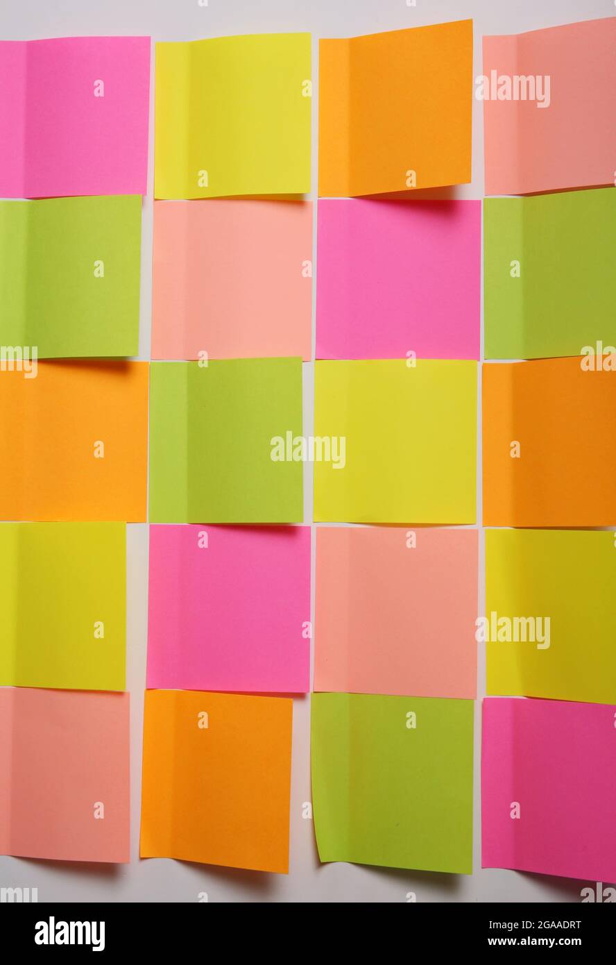 Colorful paper notes background Stock Photo - Alamy