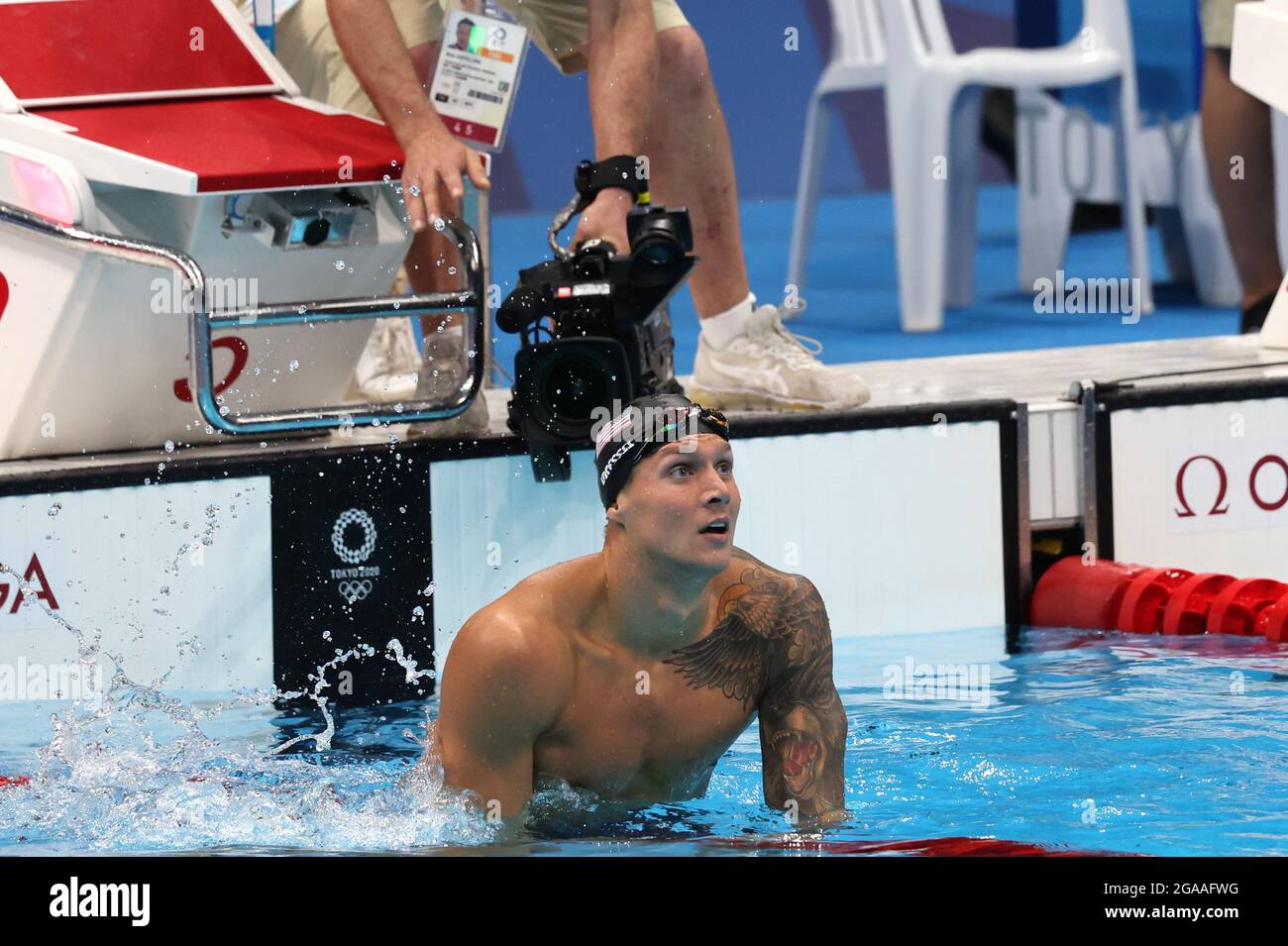 Tokyo, Japan. 29th July, 2021. Caeleb Dressel (USA) Swimming : Men's ...