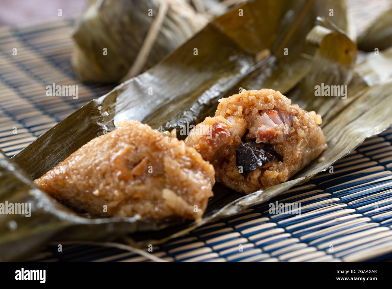 Chinese rice dumplings zong zi for dragon boats festival Stock Photo ...