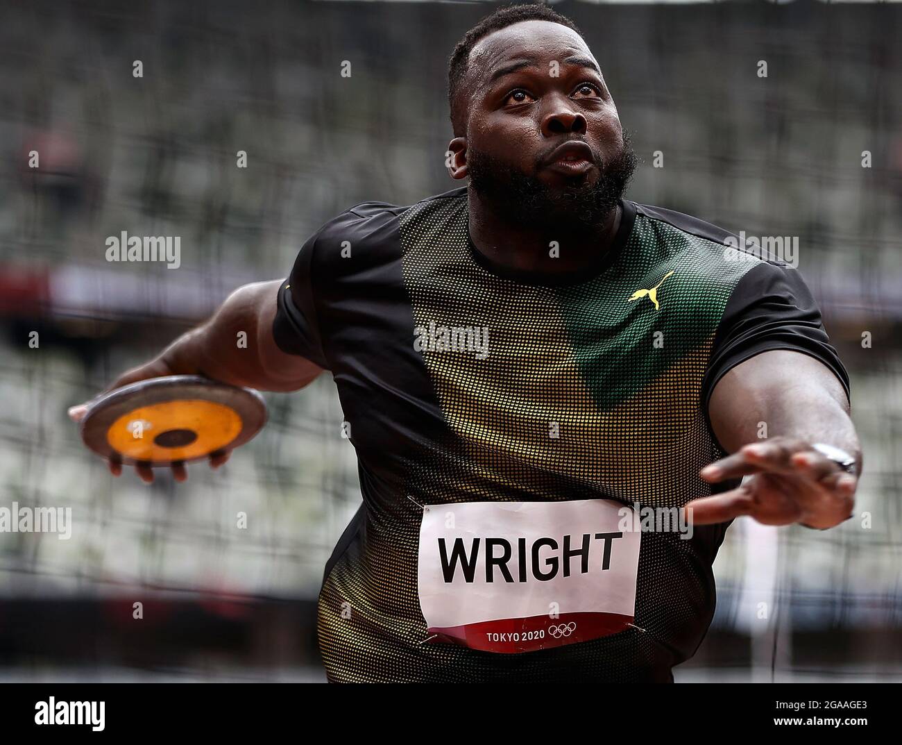 Tokyo, Japan. 30th July, 2021. Chad Wright of Jamaica competes during ...