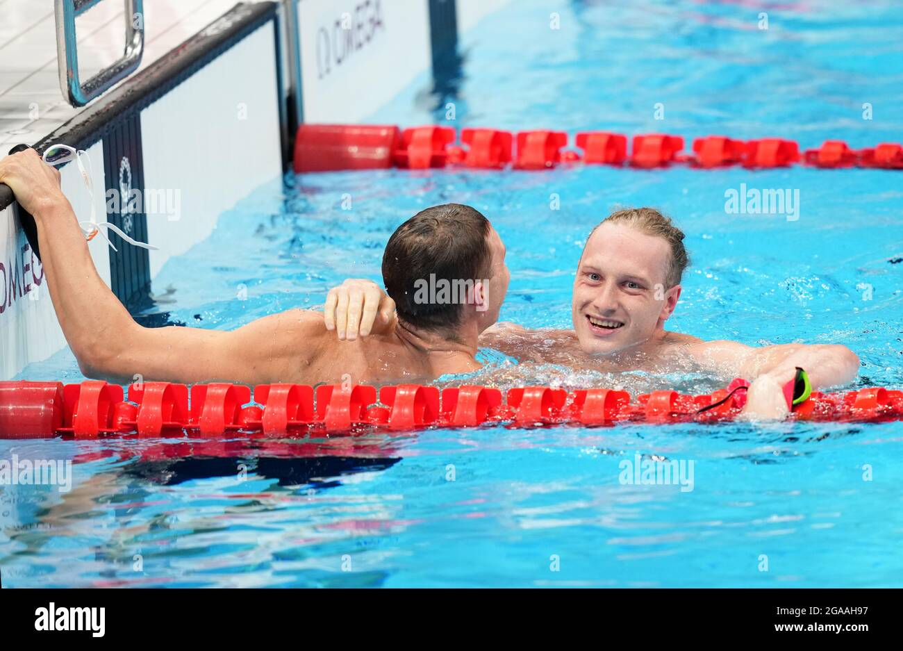 Great Britain's Luke Greenbank reacts after placing third Men's 200m ...