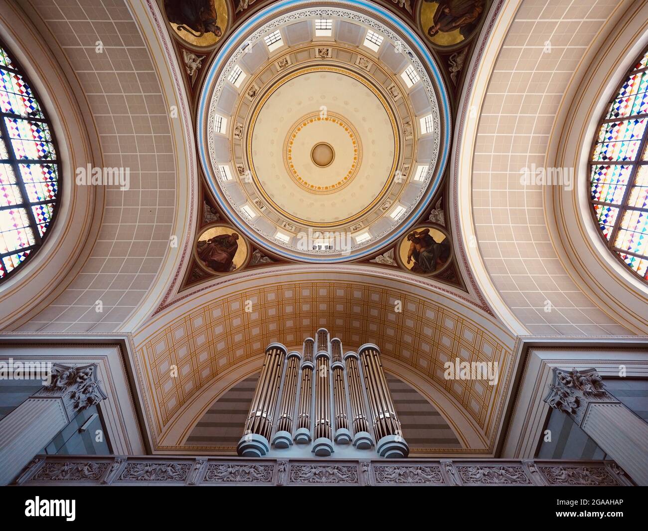 15 July 2021, Brandenburg, Potsdam: The Protestant Church of St ...