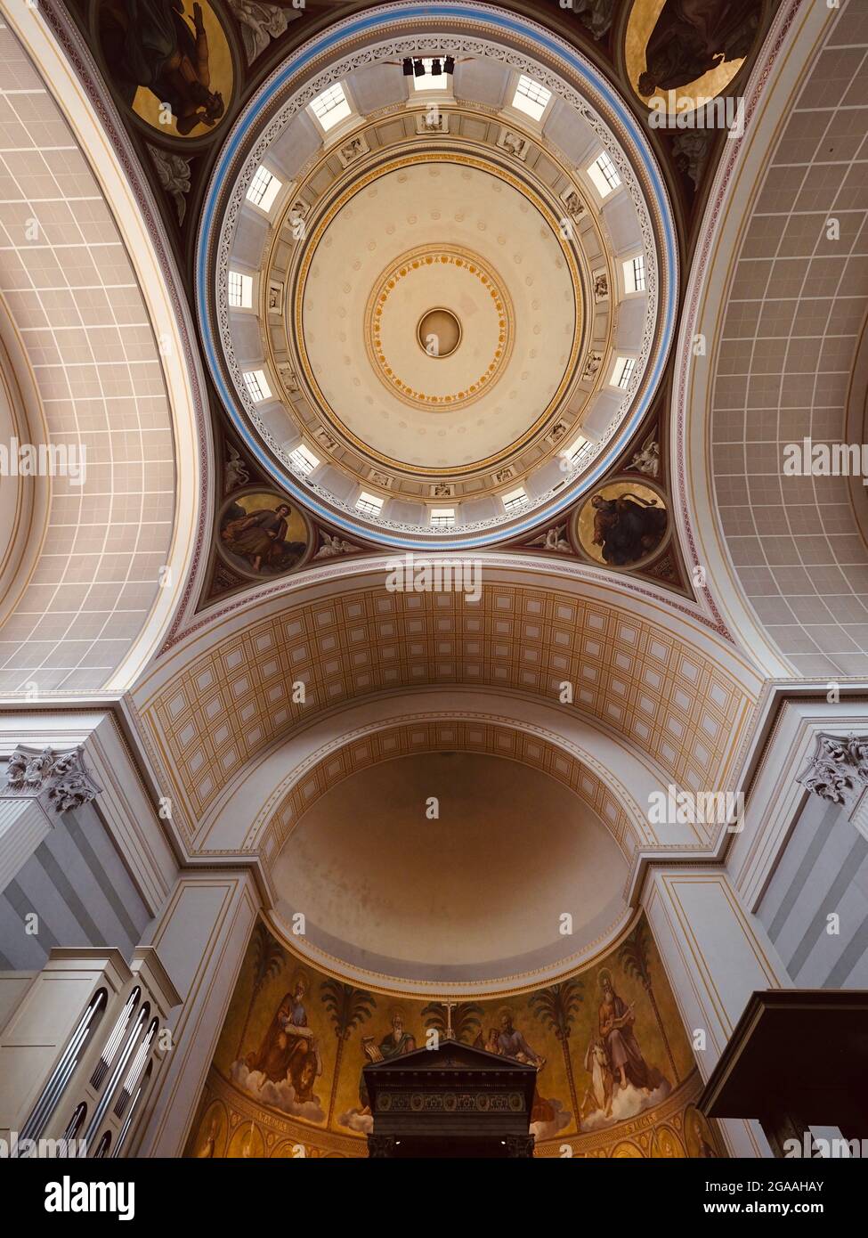 15 July 2021, Brandenburg, Potsdam: The Protestant Church of St ...