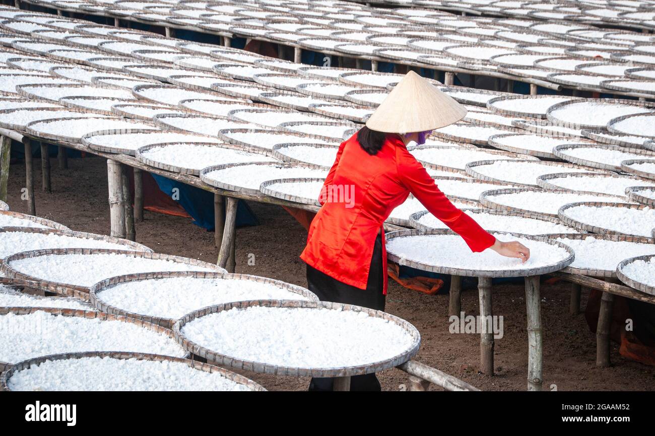 Drying material in the yard Tay Ninh province southern Vietnam Stock ...