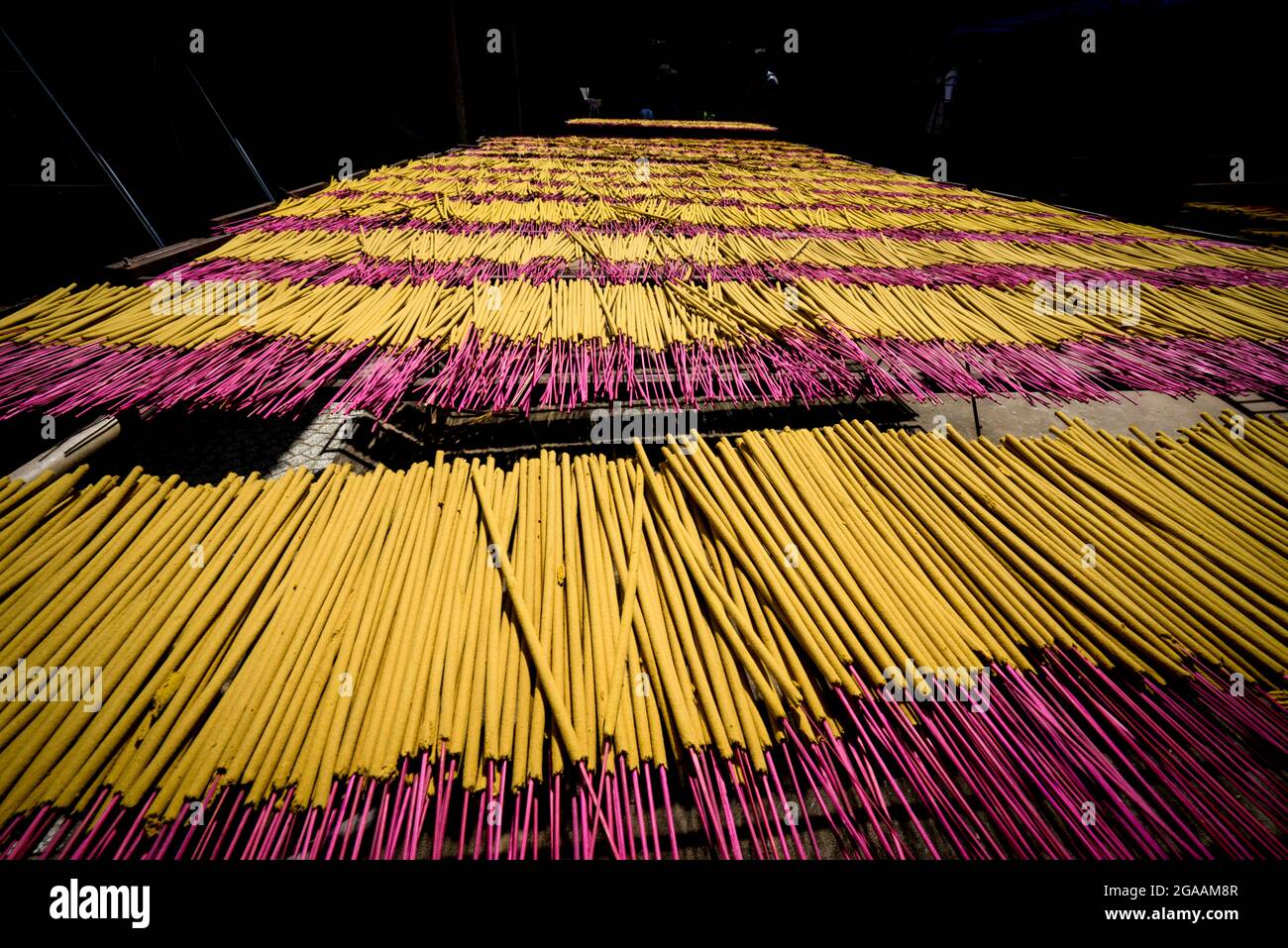 Drying material in the yard Tay Ninh province southern Vietnam Stock ...