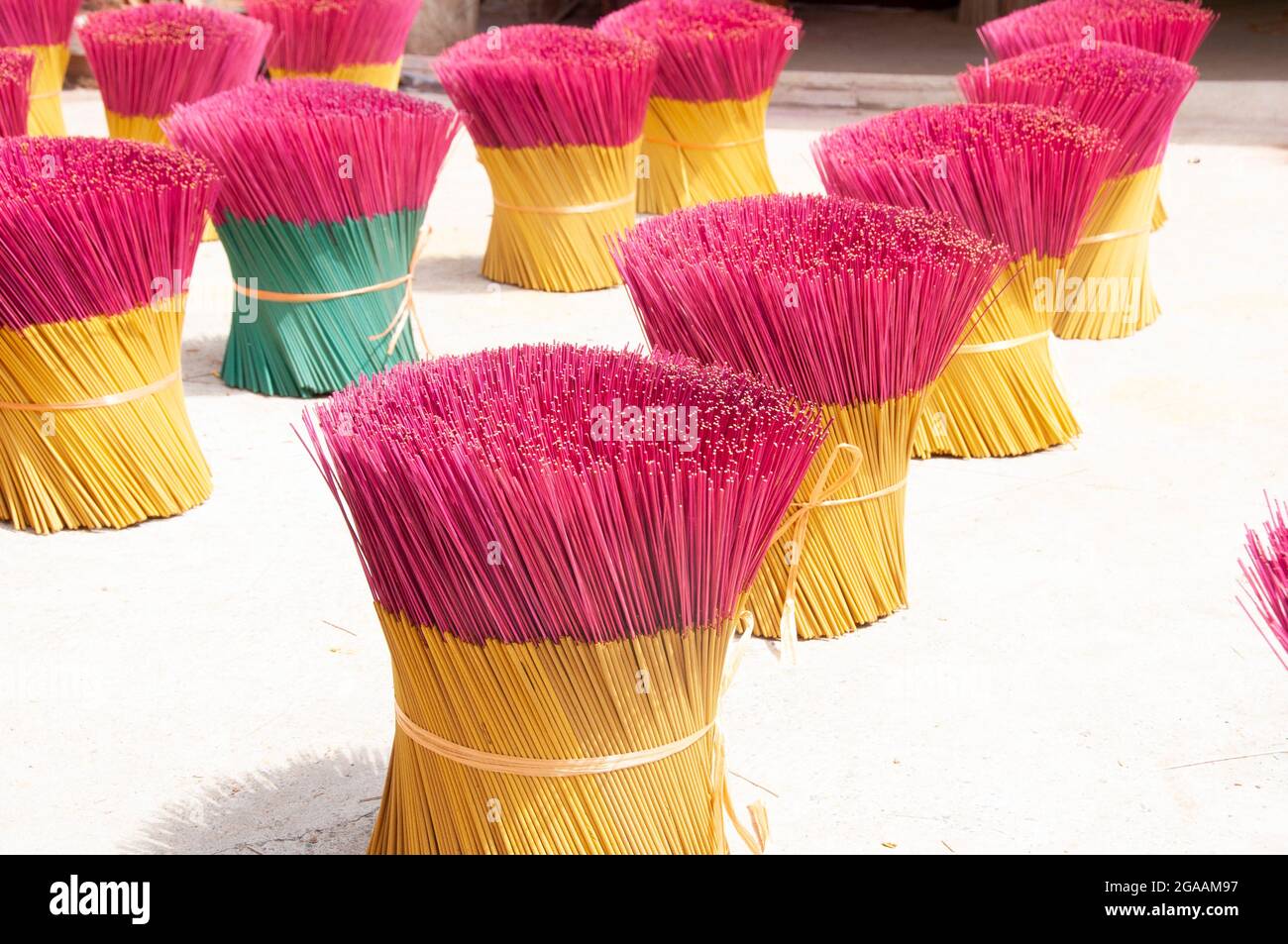 Drying material in the yard Tay Ninh province southern Vietnam Stock ...