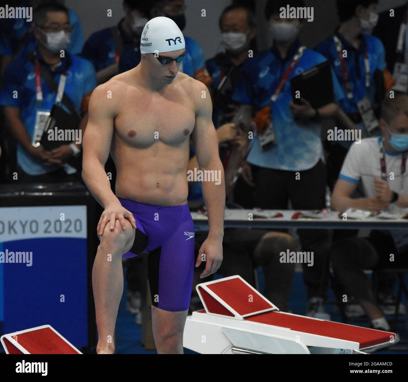 Tokyo, Japan. 30th July, 2021. Maxime Grousset (FRA) competes on men's ...