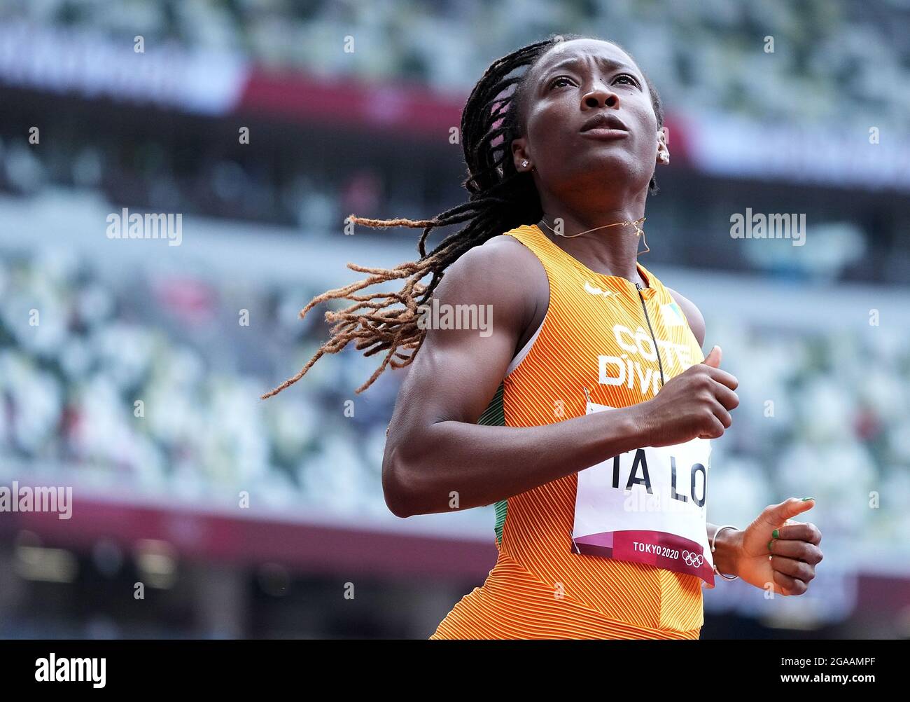 Tokyo, Japan. 30th July, 2021. Marie-Josee Ta Lou of Cote d'lvoire ...