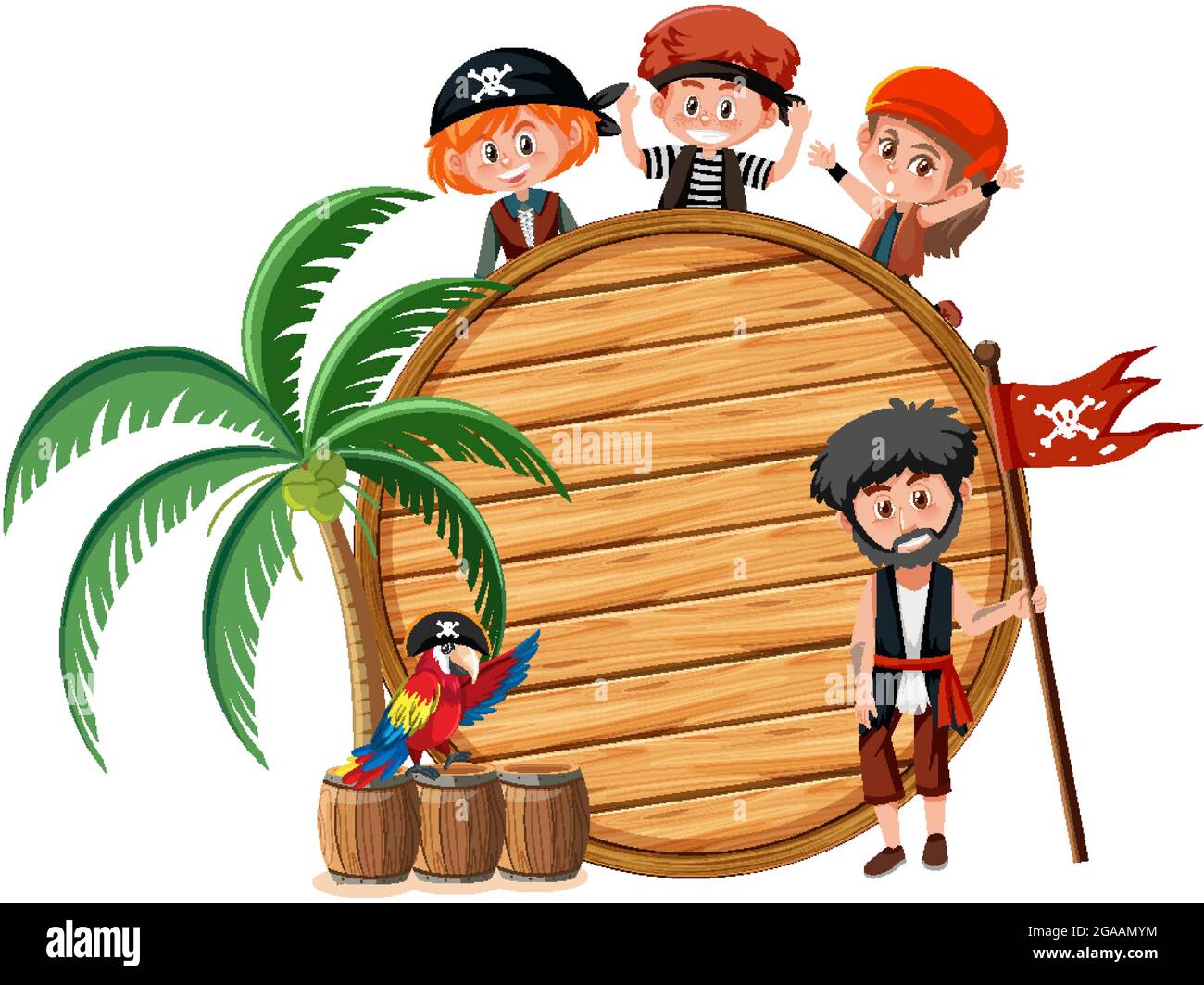 Kids Pirate Background