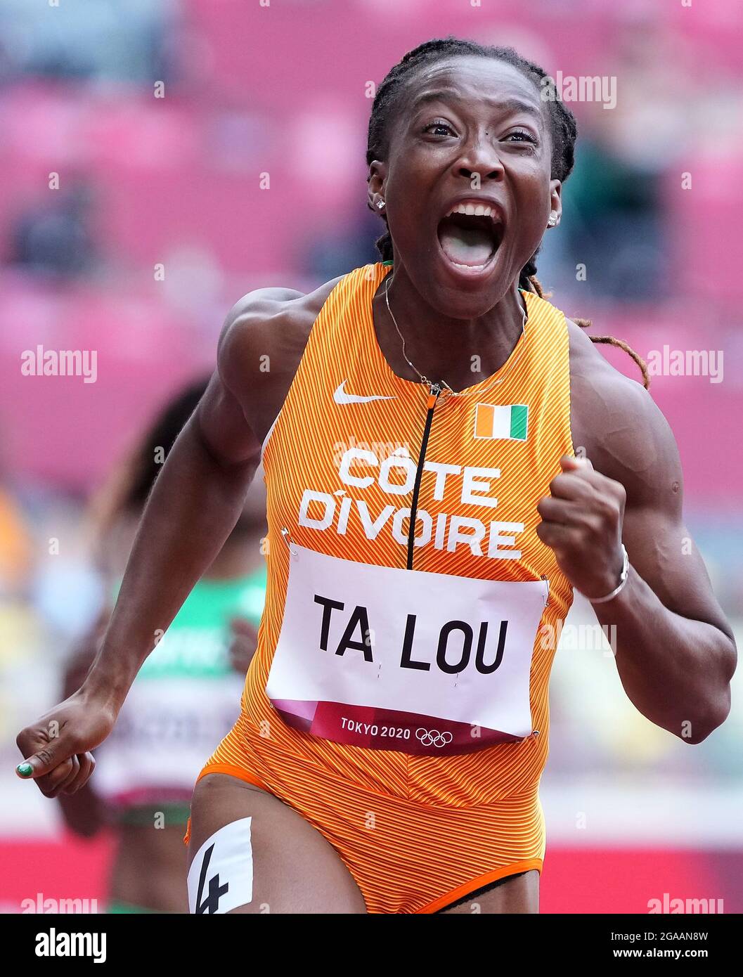 Tokyo, Japan. 30th July, 2021. Marie-Josee Ta Lou of Cote d'lvoire ...