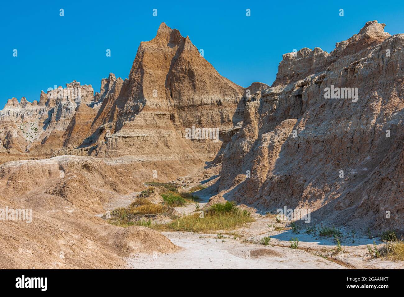 Rock Formations in Badlands National Park Stock Photo - Alamy