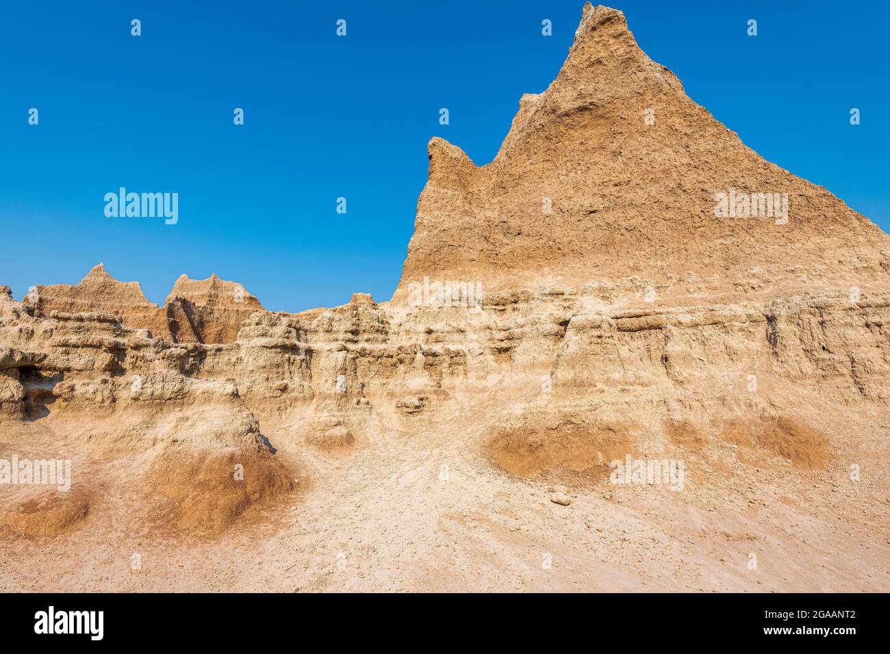Rock Formations in Badlands National Park Stock Photo - Alamy