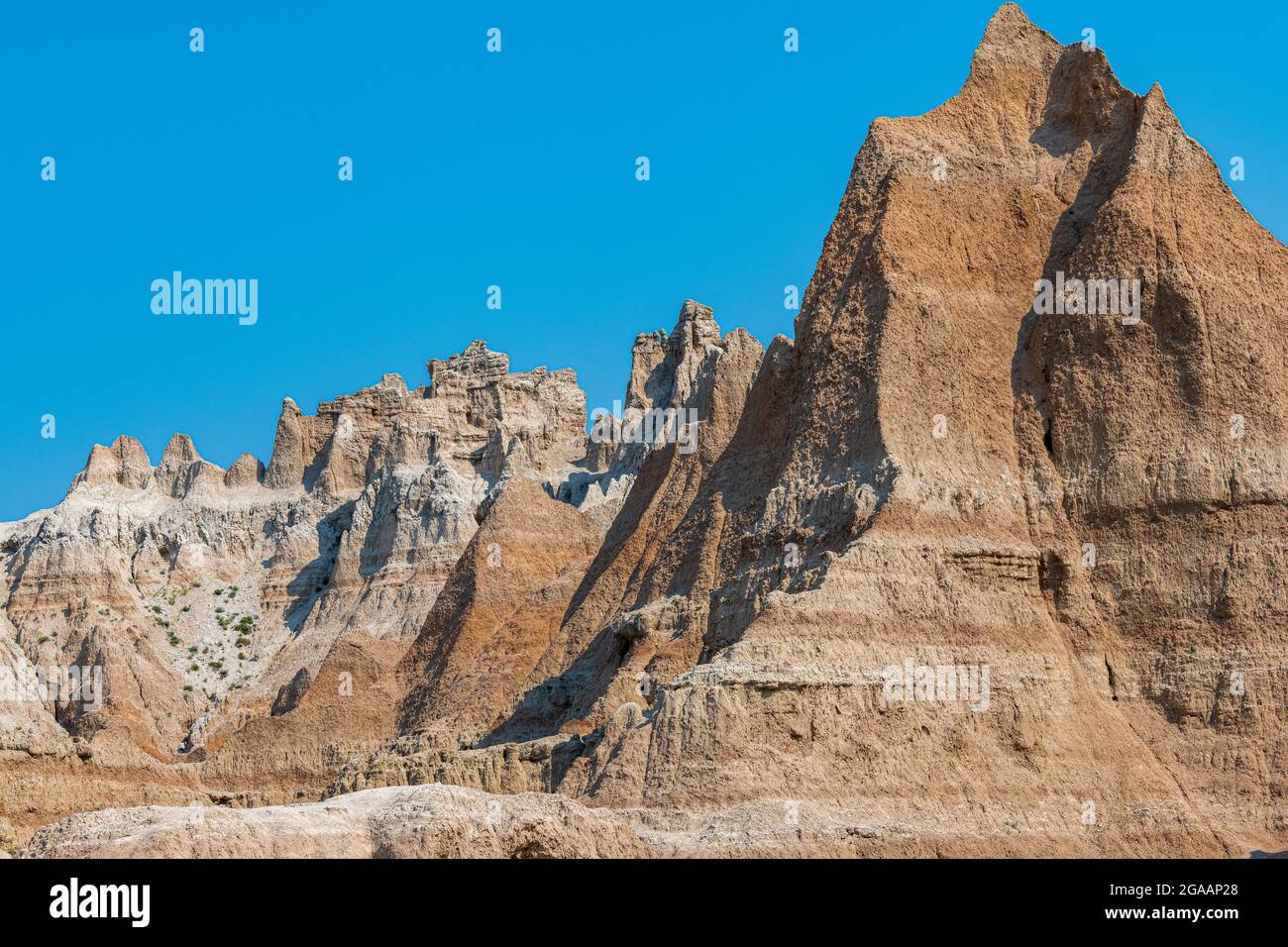 Rock Formations in Badlands National Park Stock Photo - Alamy