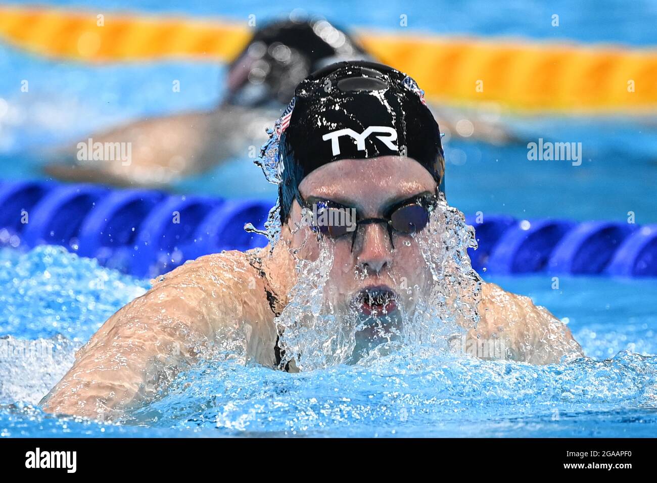 Tokyo, Japan. 30th July, 2021. Lilly King of the United States competes ...