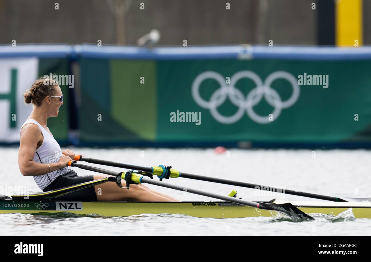 Tokyo, Japan. 30th July, 2021. Emma Twigg of New Zealand competes ...