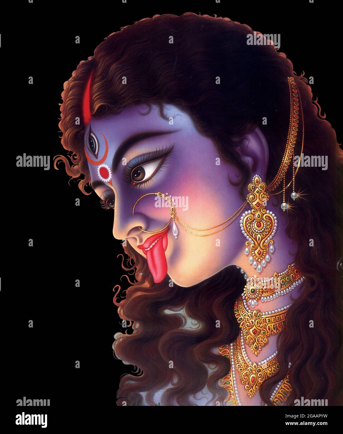 Hindu Festival Ma Kali, Goddess Dugra High Resolution photo Stock Photo ...