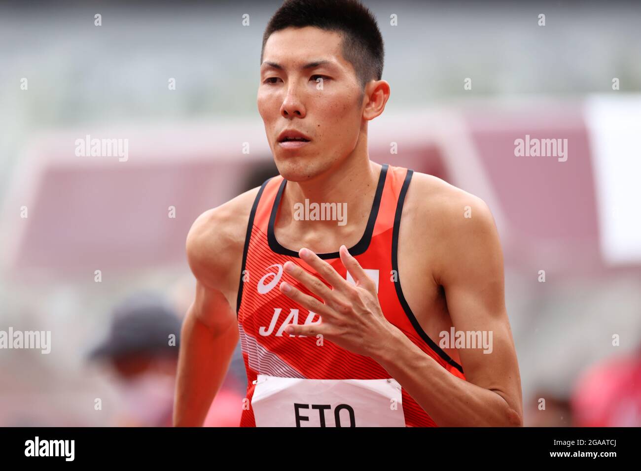 Tokyo, Japan. 30th July, 2021. ETO Takashi (JPN) Athletics : Men's High Jump Qualification ...