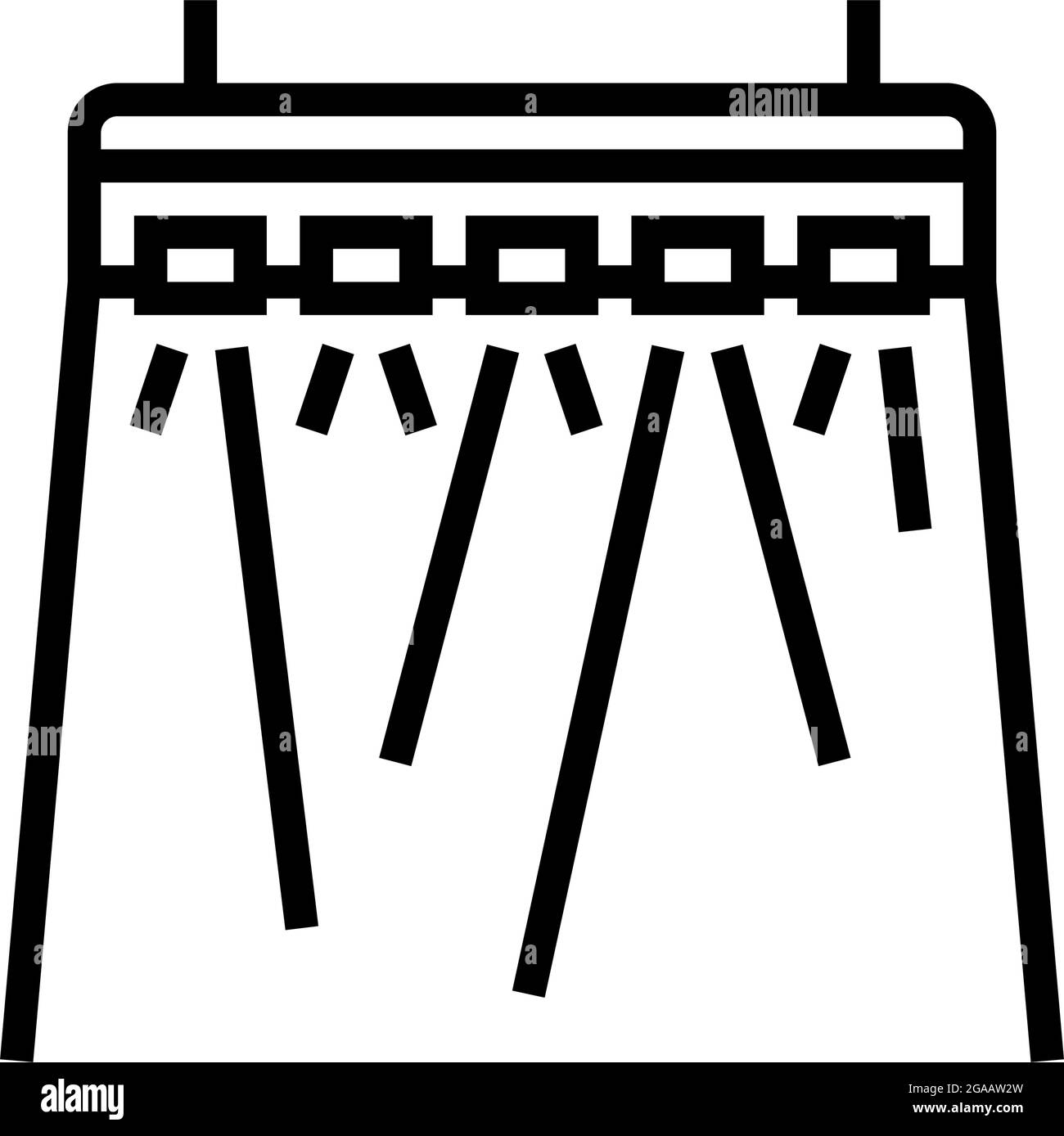 concert lighting line icon vector illustration Stock Vector Image & Art ...