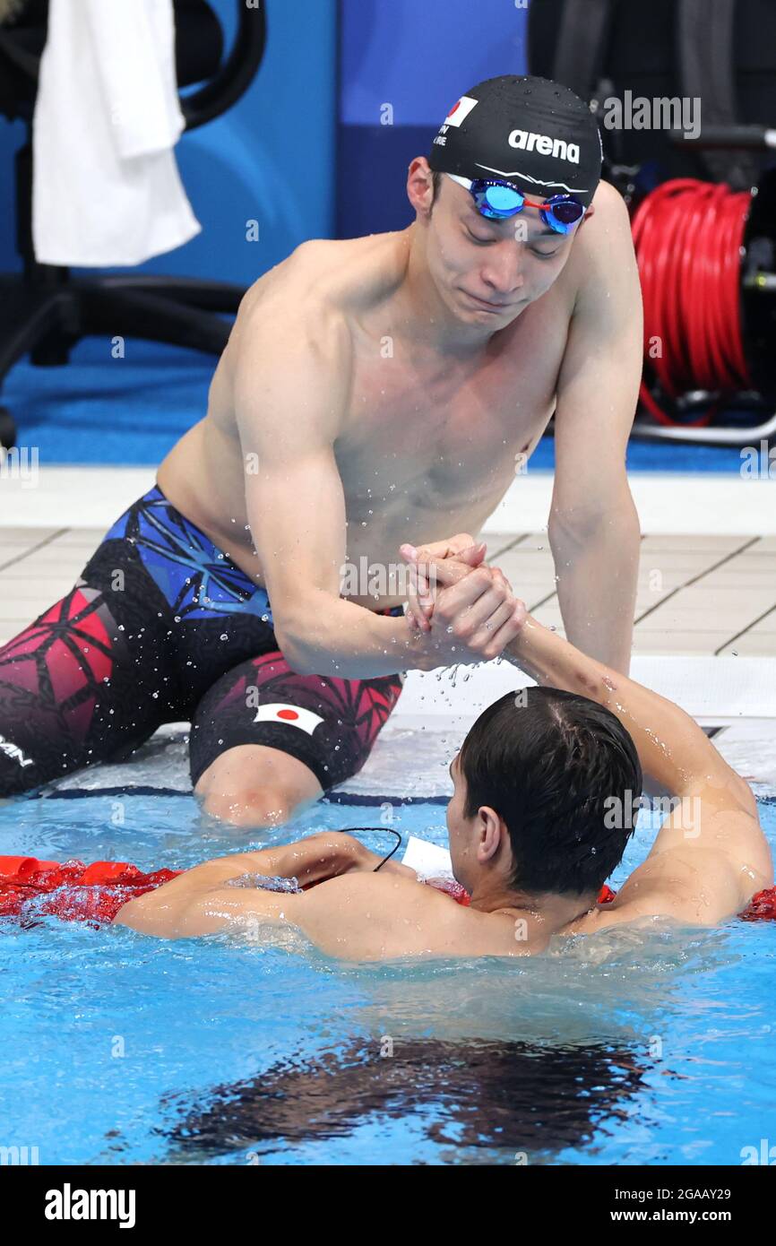 Tokyo, Japan. 30th July, 2021. Ryosuke Irie (JPN) Swimming : Men's 200m ...