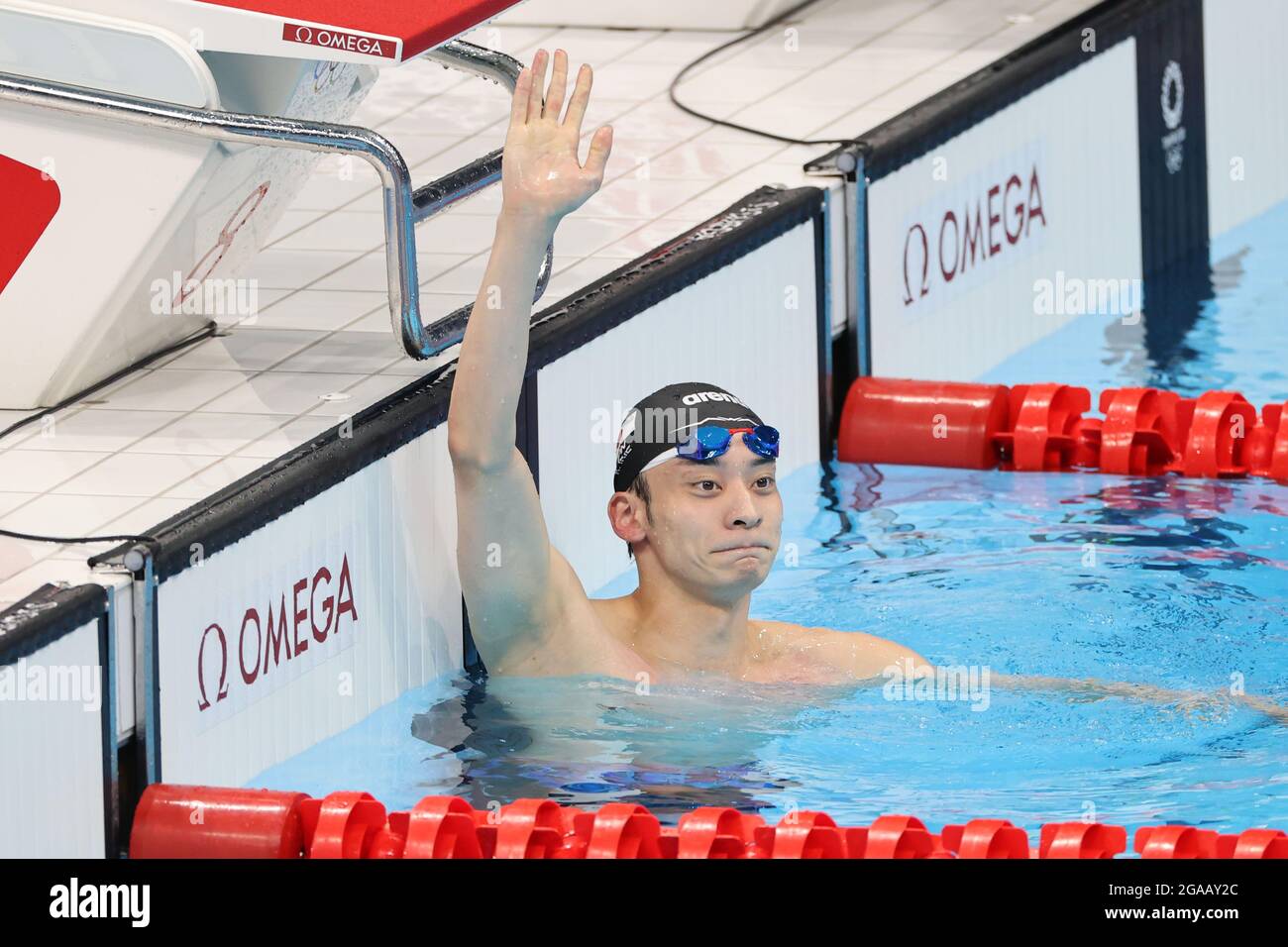 Tokyo, Japan. 30th July, 2021. Ryosuke Irie (JPN) Swimming : Men's 200m ...