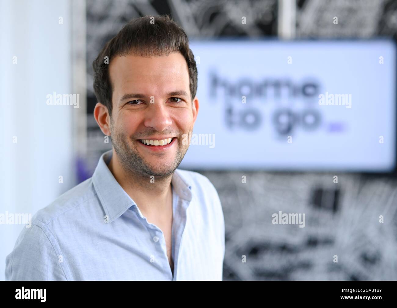 Berlin, Germany. 29th July, 2021. Patrick Andrae, co-founder and CEO of ...