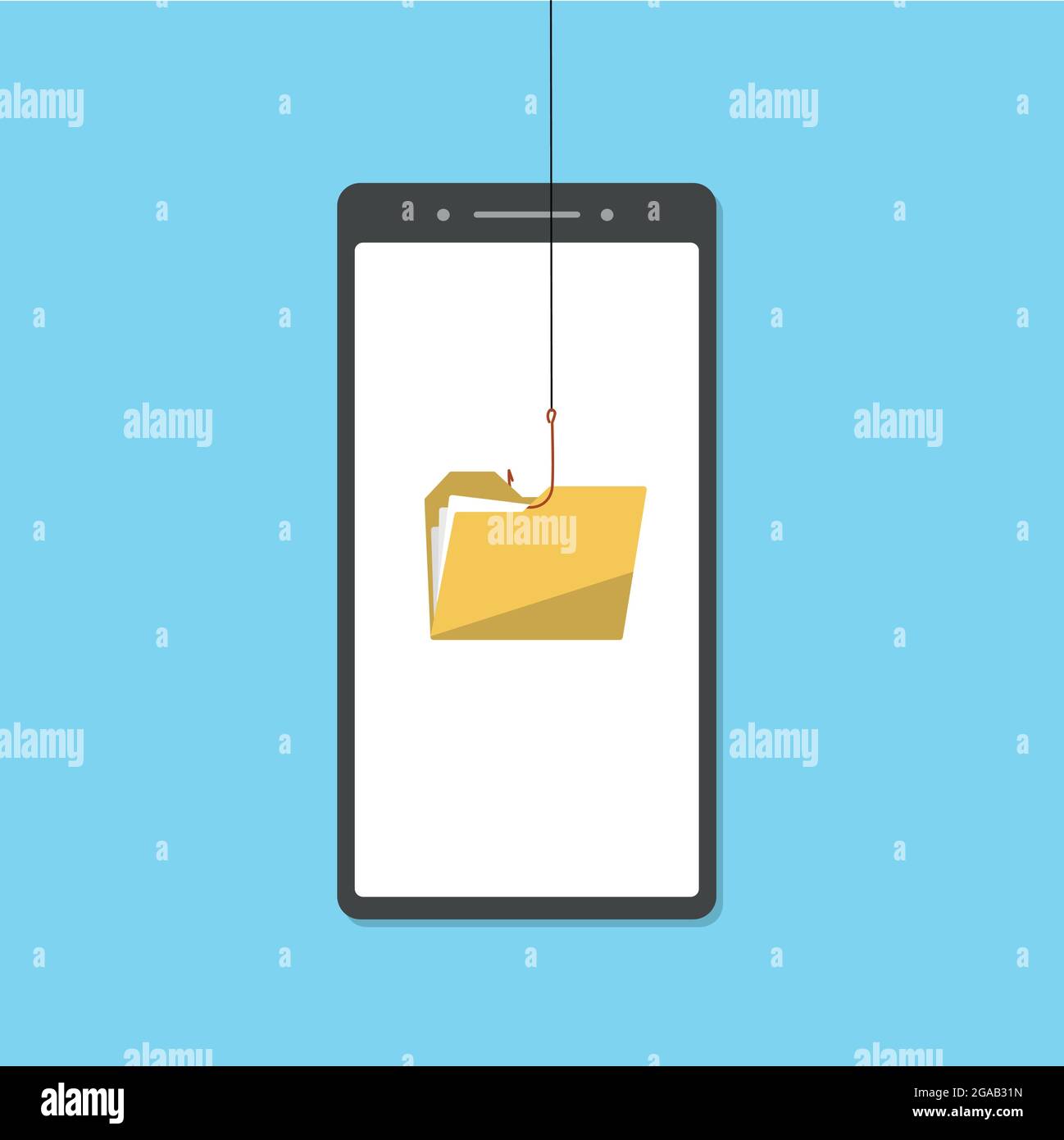 Protect phone data from Stock Vector Images - Alamy