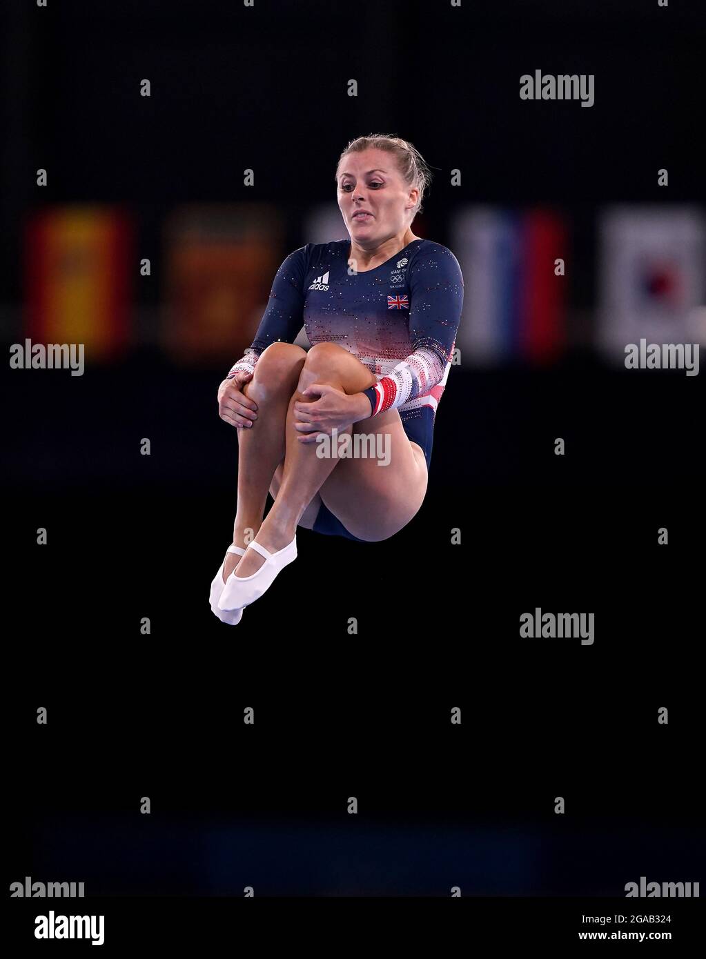 Great Britain's Laura Gallagher during the Trampoline Gymnastics ...