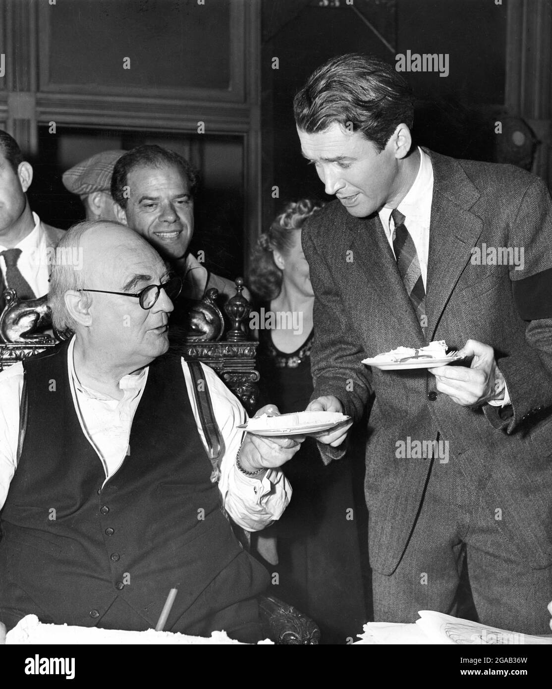 LIONEL BARRYMORE celebrates his Birthday on set candid with Director ...