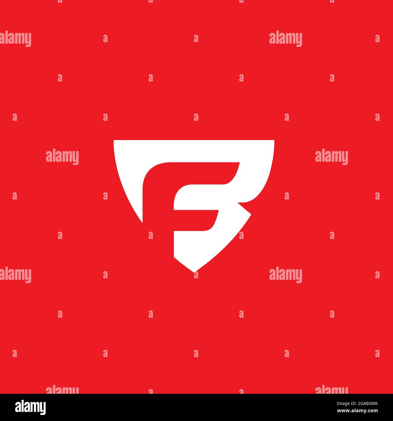 Red F Logo In Shield