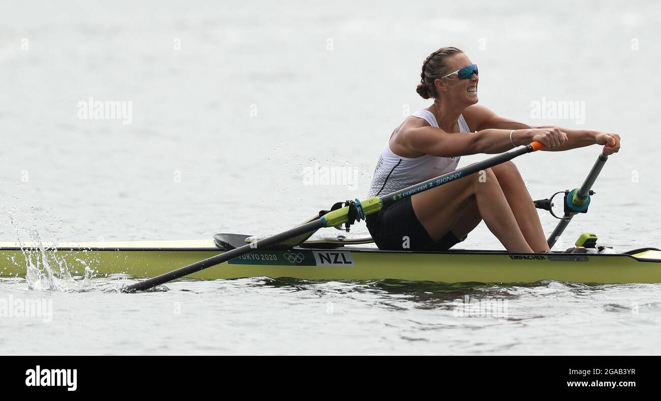 Tokyo, Japan. 30th July, 2021. Emma Twigg of New Zealand competes ...