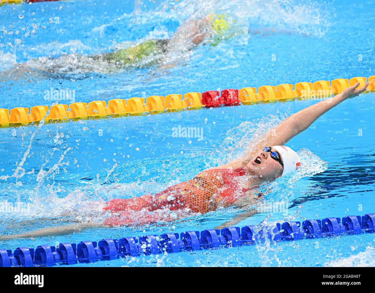 Tokyo, Japan. 30th July, 2021. Liu Yaxin of China competes during the ...